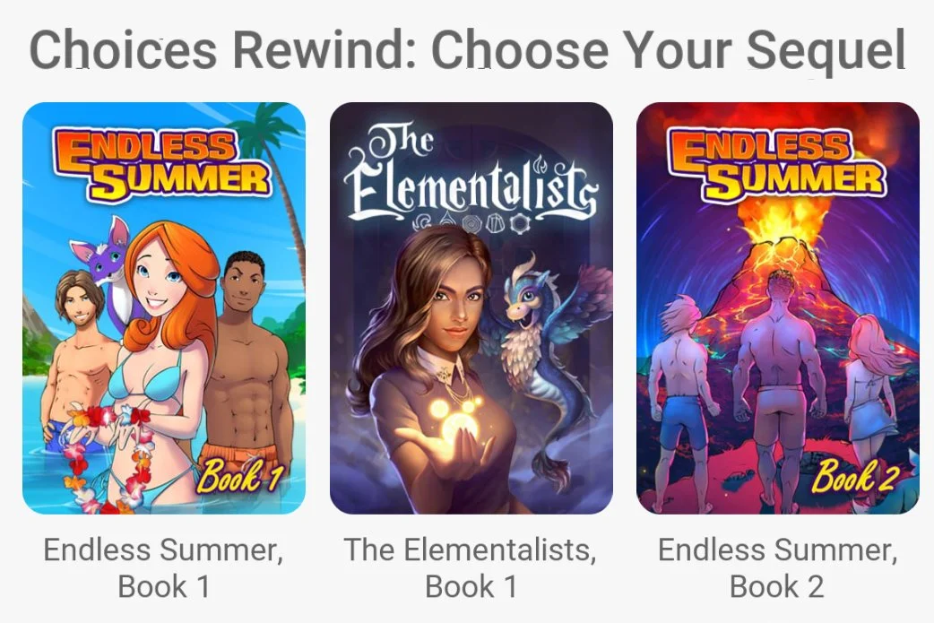 CHOICES REWIND: Choose Your Sequel — Pixelberry Studios