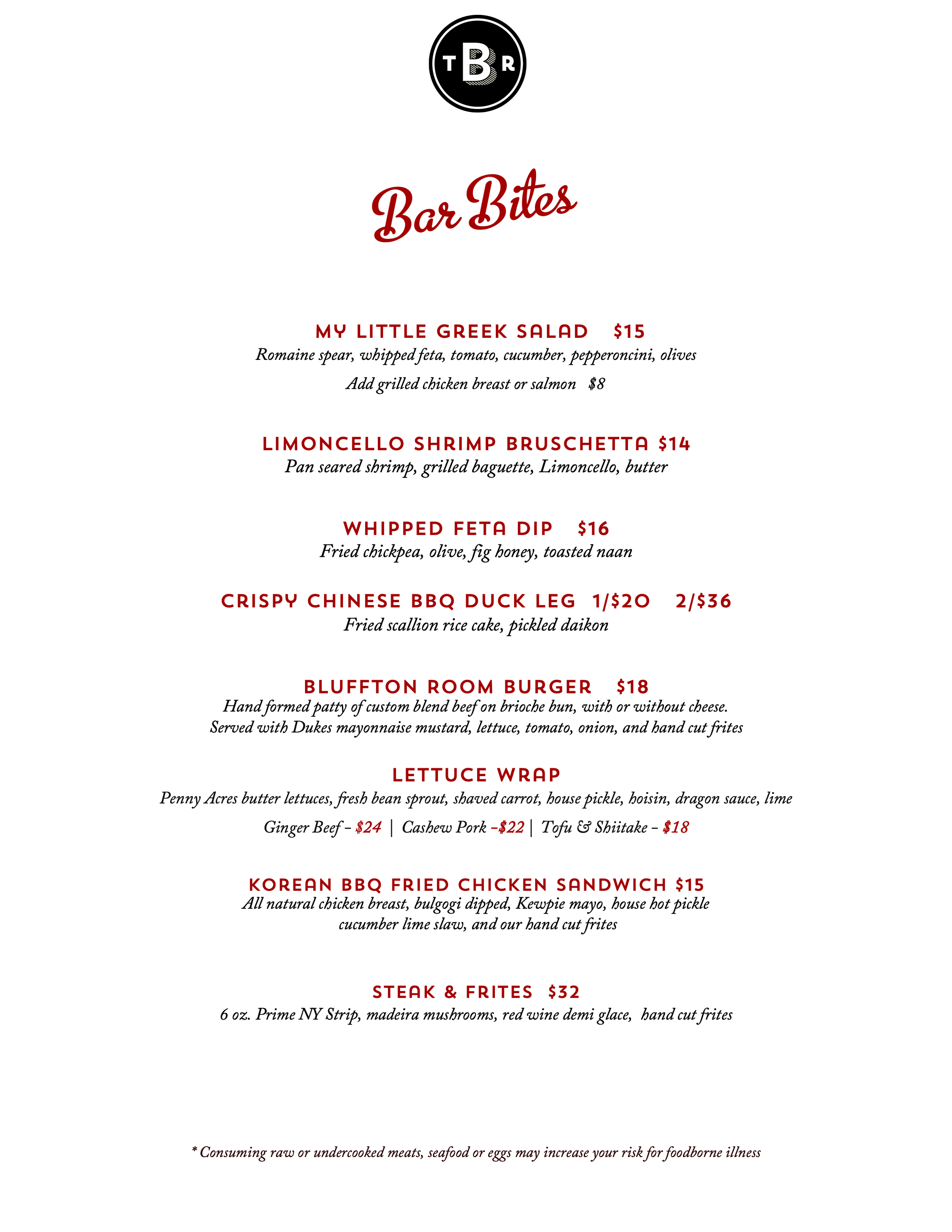 Bar — The Bluffton Room