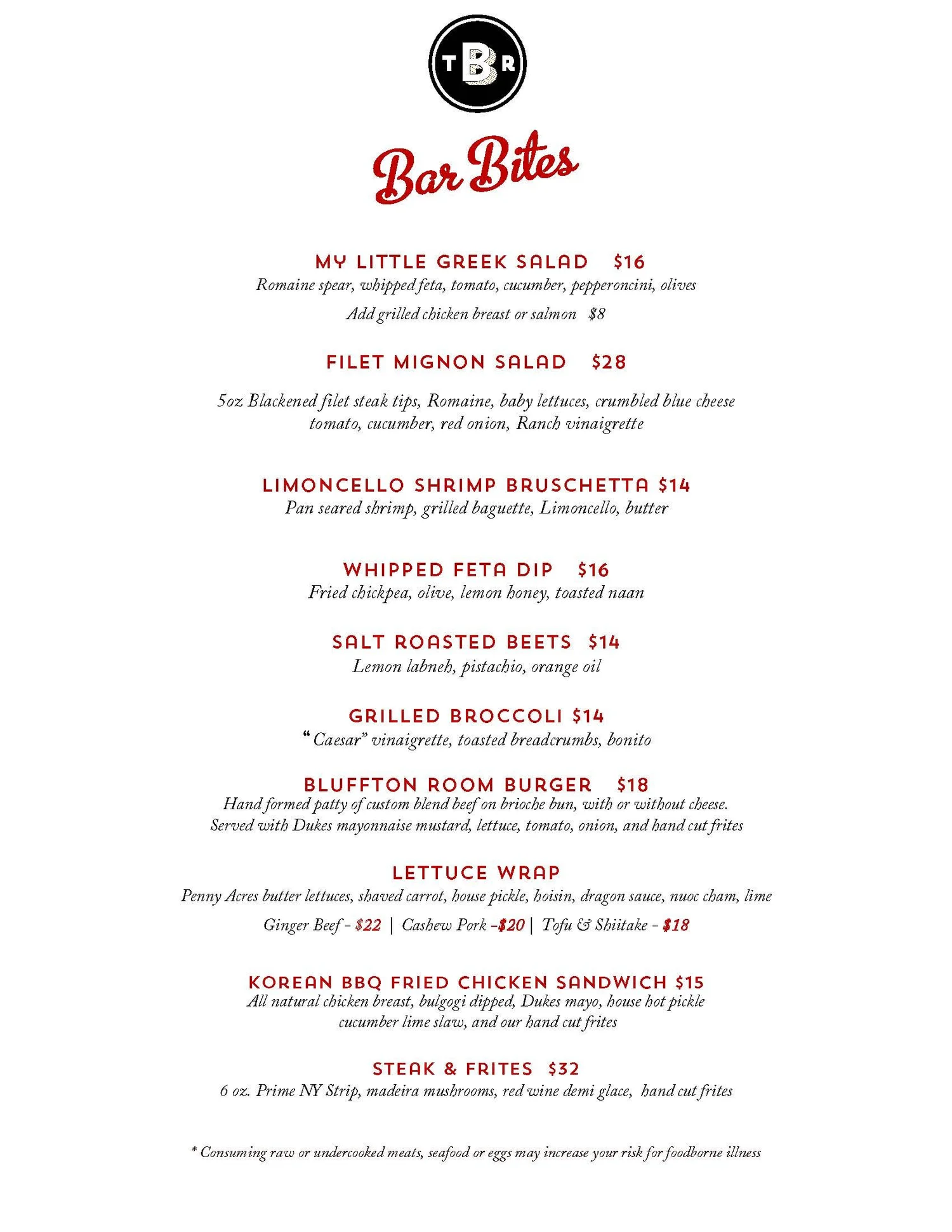 Bar — The Bluffton Room