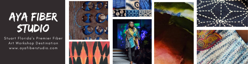 Coming workshops — Aya Fiber Studio fiberart workshops