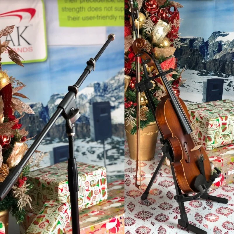 Violin Performance Combo (Violin Stand + Mic Stand) — Peak Stands-The ...