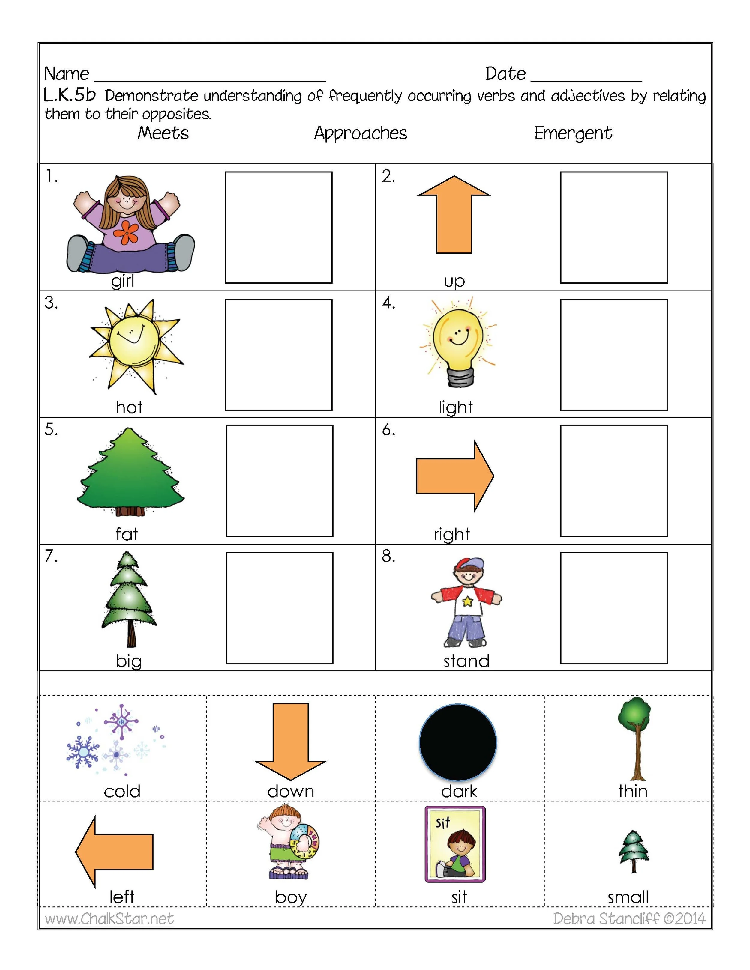 Kindergarten Assessments Math and ELA Bundle — ChalkStar