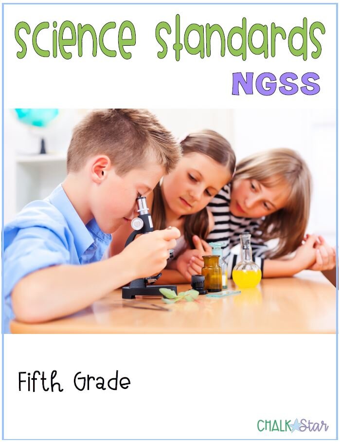 Science Standards NGSS Fifth Grade — ChalkStar