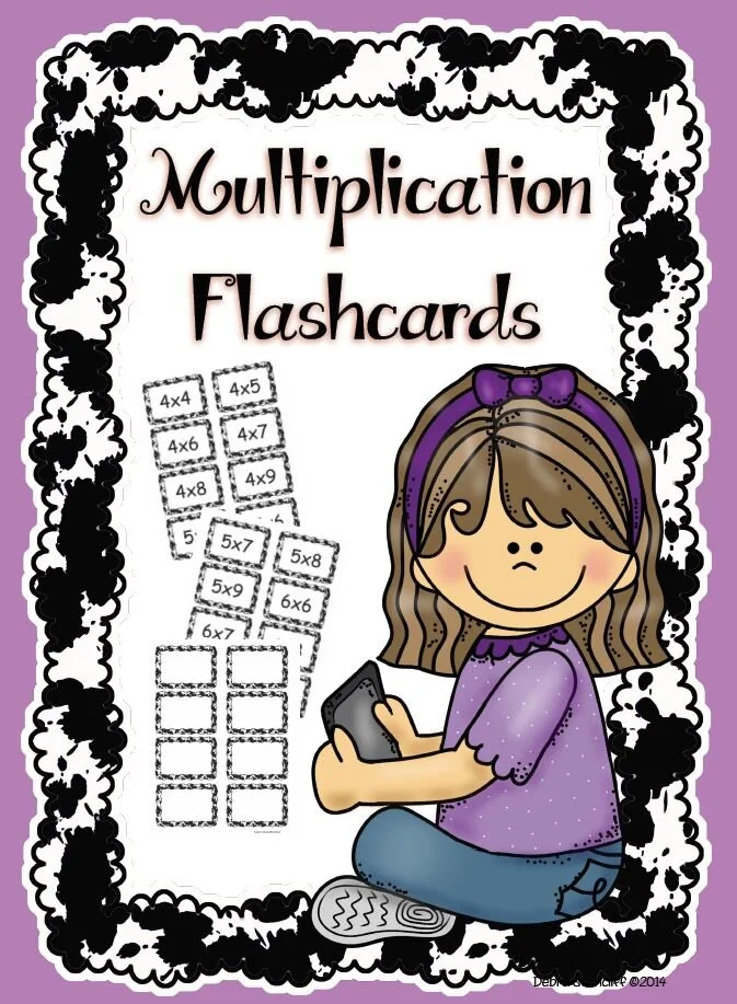 Multiplication Flashcards FREEBIE — ChalkStar