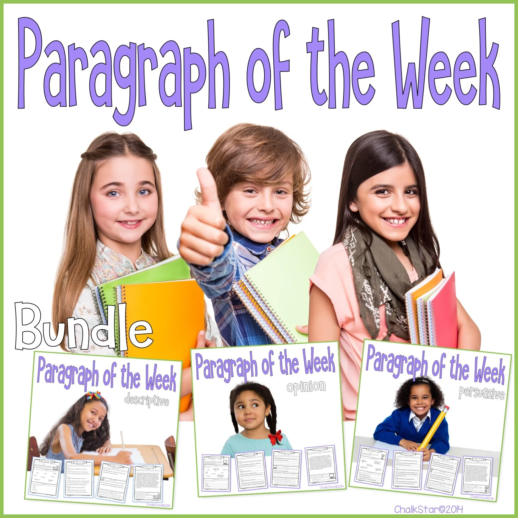 Paragraph of the Week / Writing of the Week Ultimate Bundle — ChalkStar