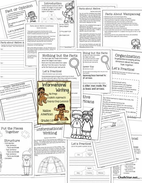 Native American Writing Paper