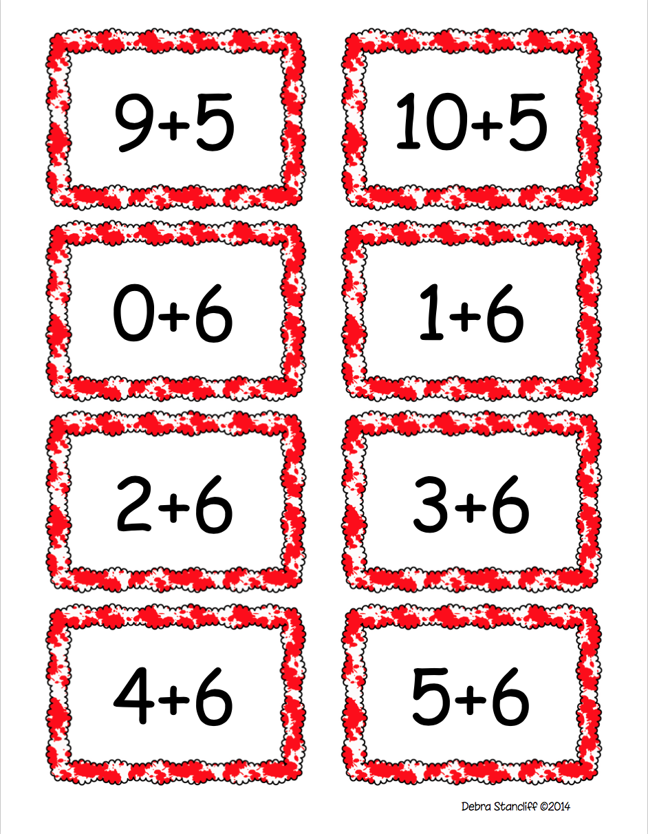 Addition Flash Cards Freebie! — ChalkStar