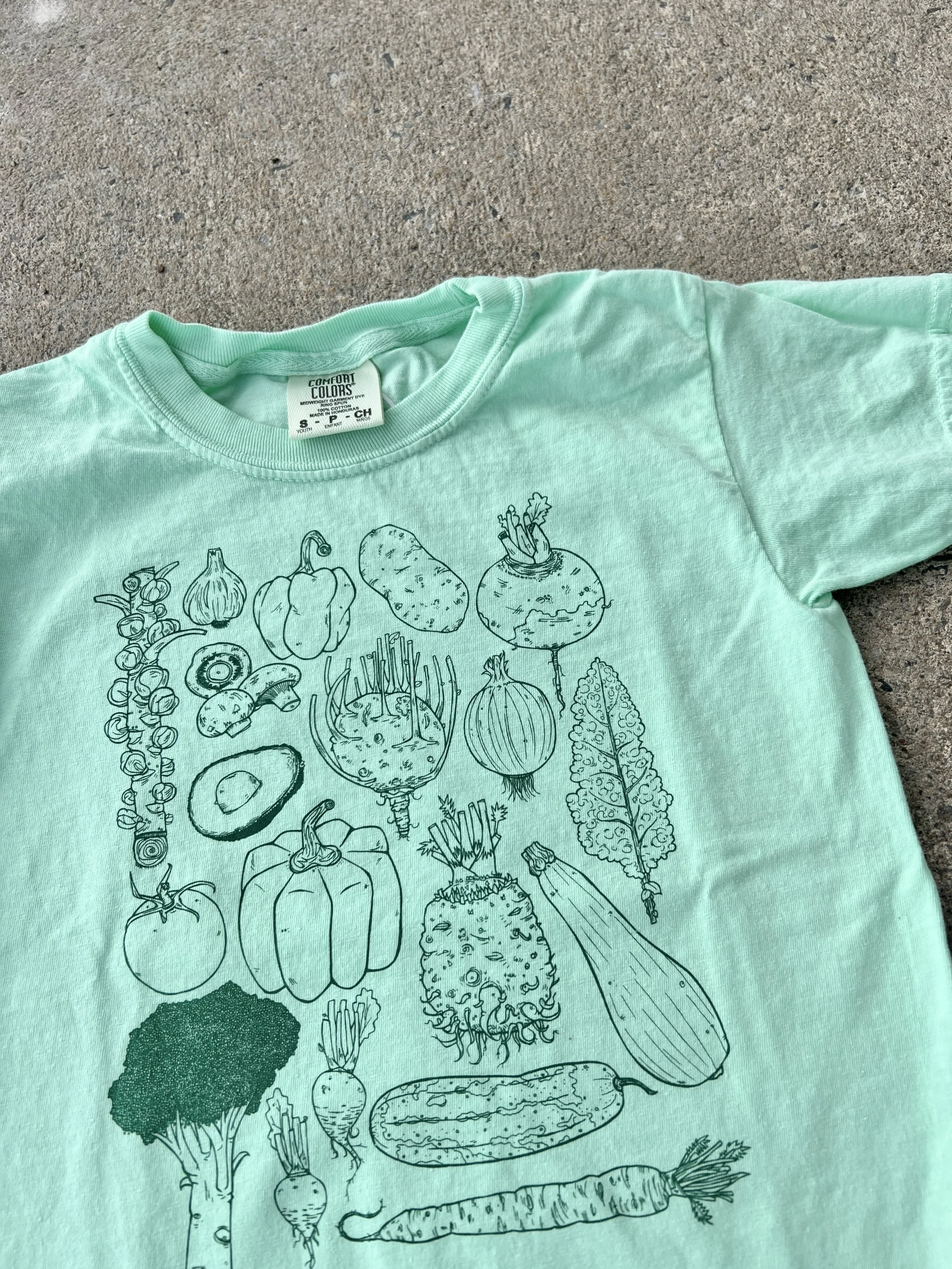 Vegetable Printing Designs For Kids