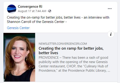 News — Genesis Center