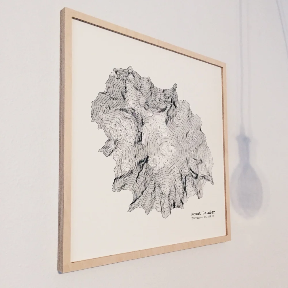 Mount Rainier Topographic Map