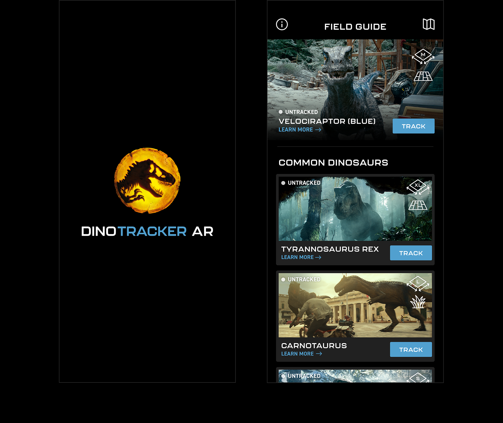 Jurassic World: Dominion Dinotracker App — Jason Adduci