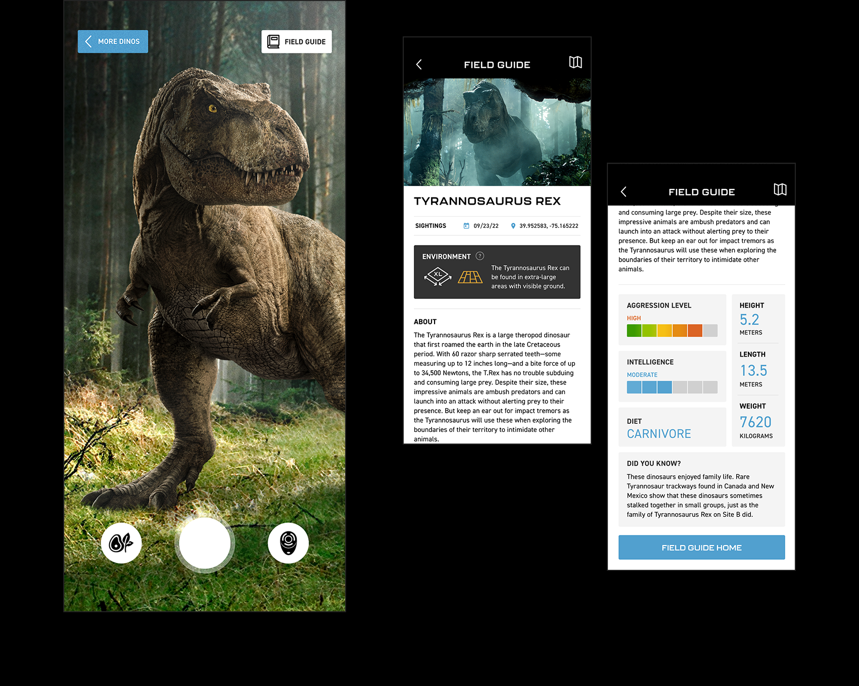 Jurassic World: Dominion Dinotracker App — Jason Adduci