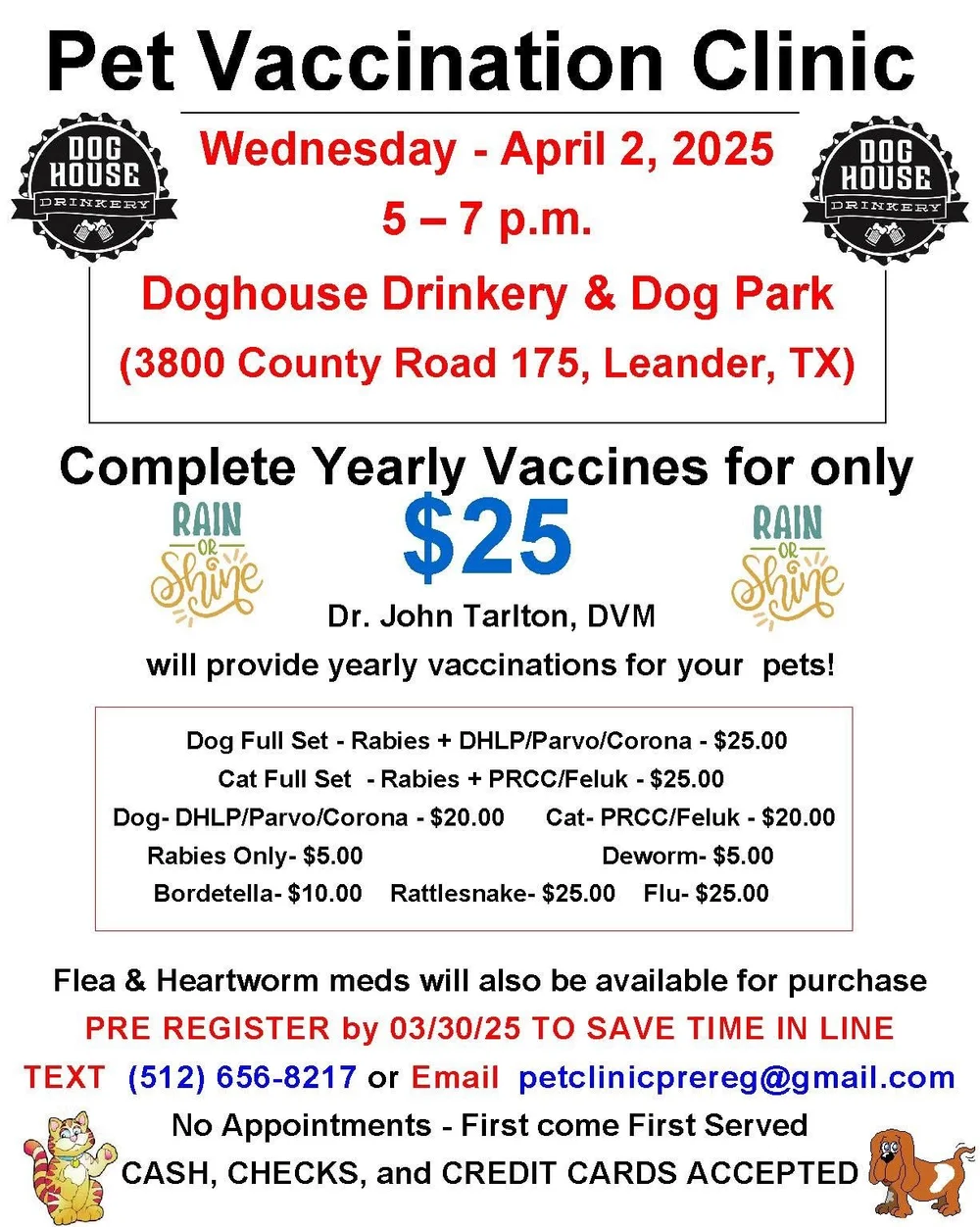 Community Events — Dog House Drinkery Dog Park