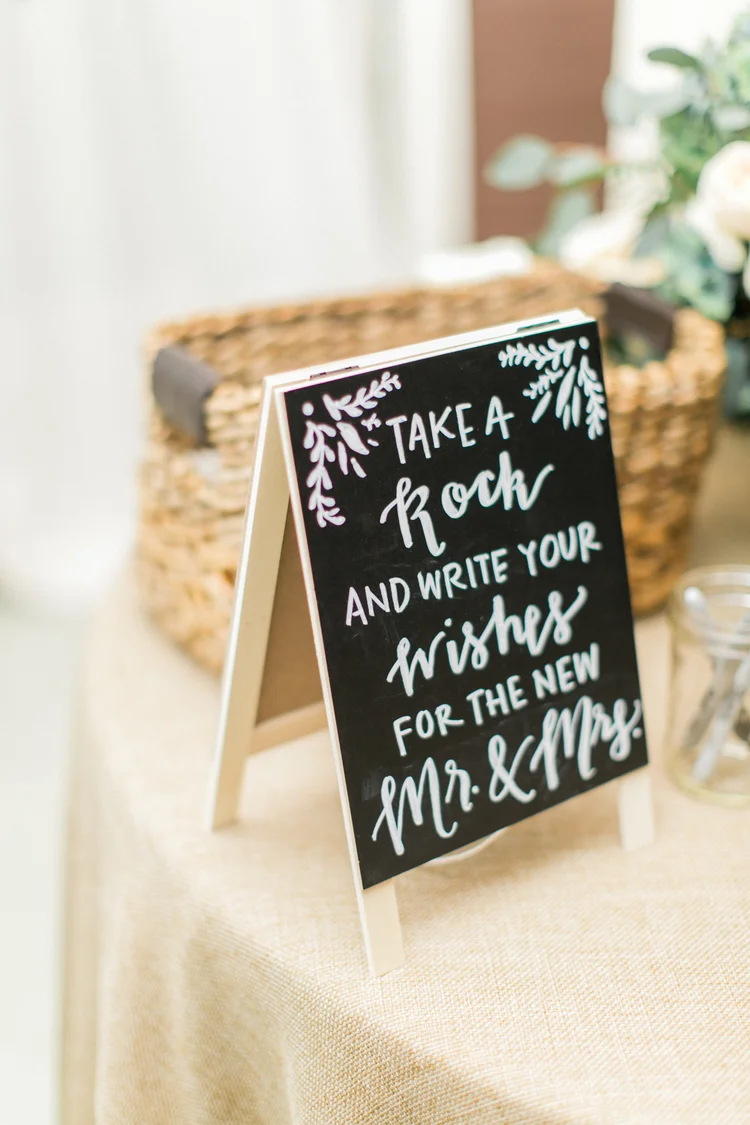 Chalkboard Lettering Wedding