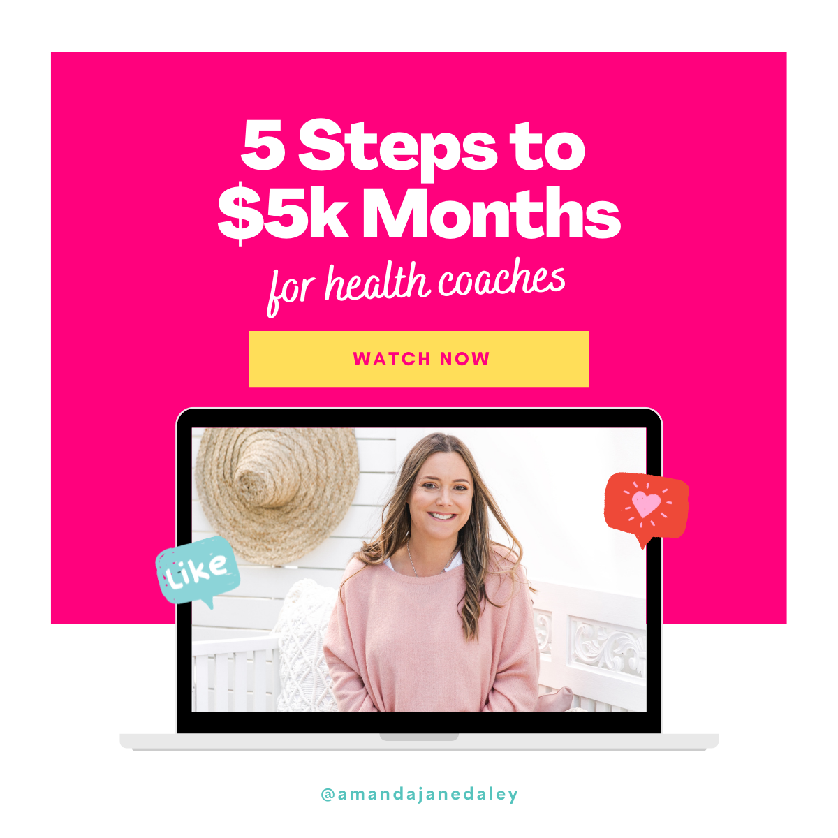 Amanda Jane Daley - Business Mentor for Health Coaches