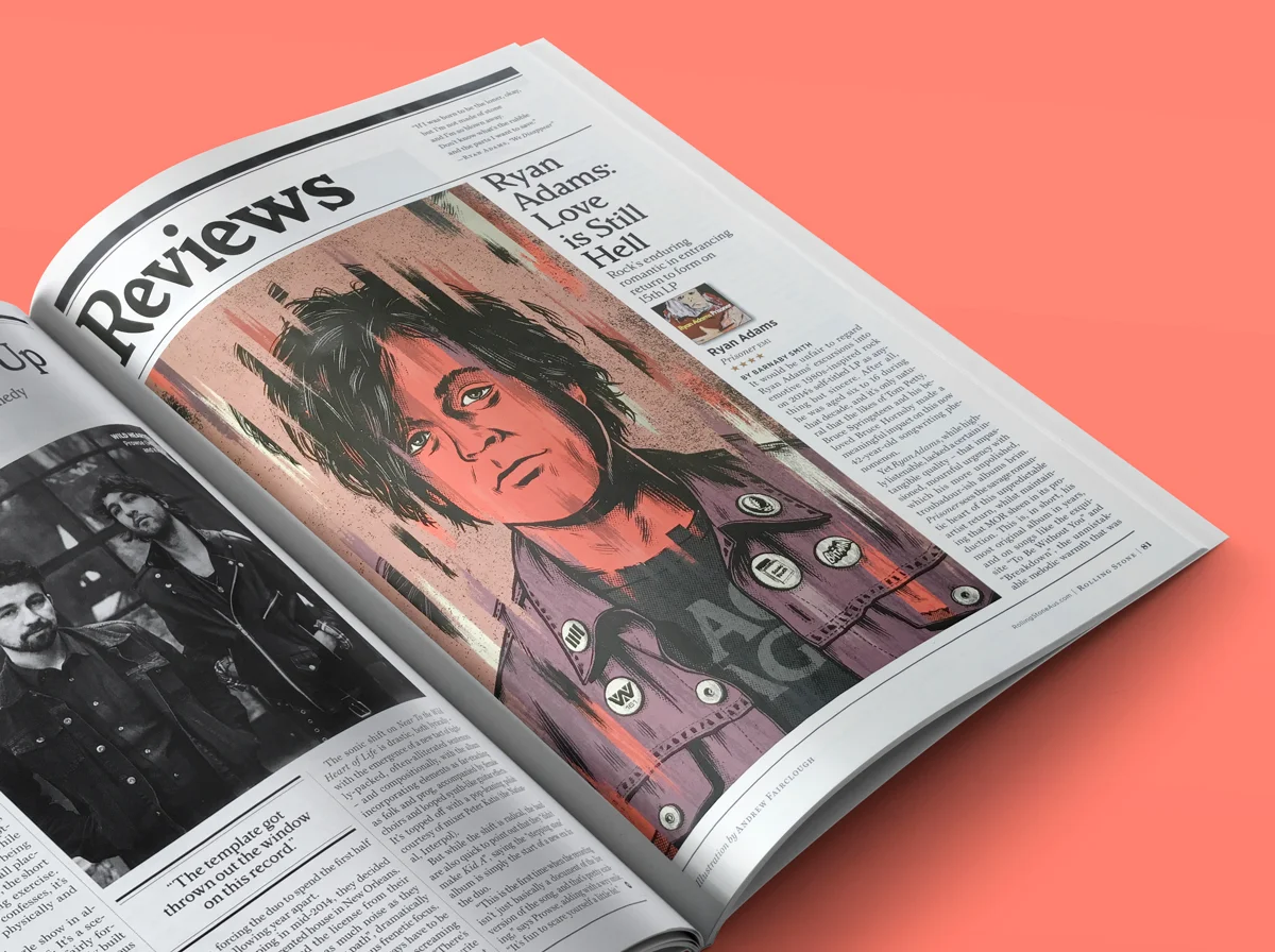 Rolling Stones Magazine Template