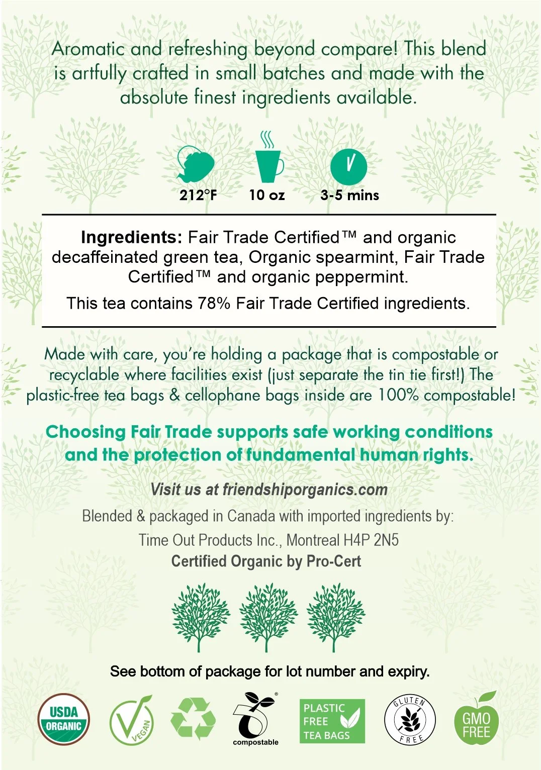 Organic Decaf Earl Grey — Friendship Organics