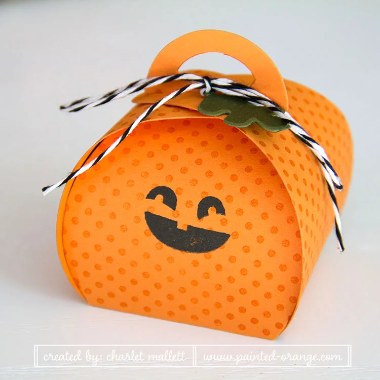 Little Pumpkin Boxes — Painted Orange