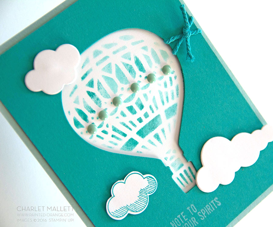 Lift Me Up - Stamp Review Crew — Painted Orange