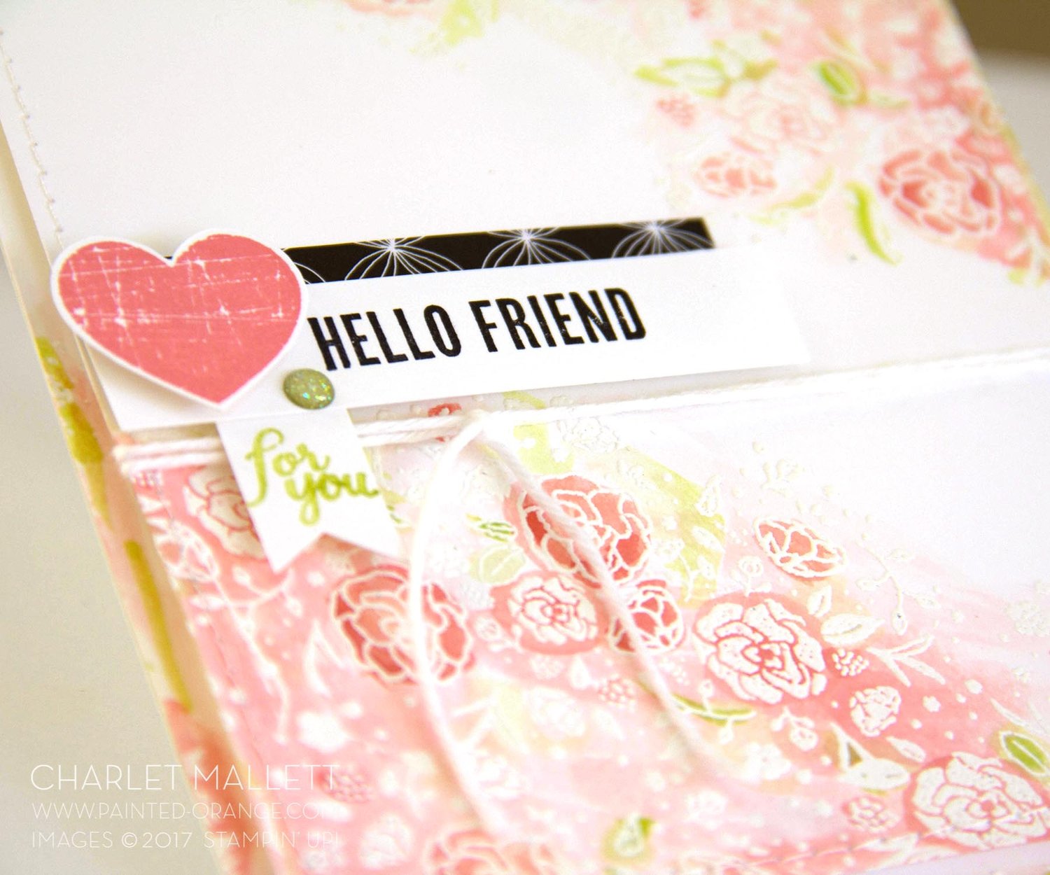 Wood Words - TGIF Challenges Emboss resist — Painted Orange