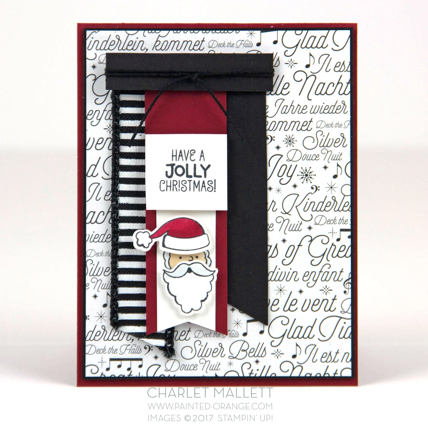 Santa Suit Card Idea