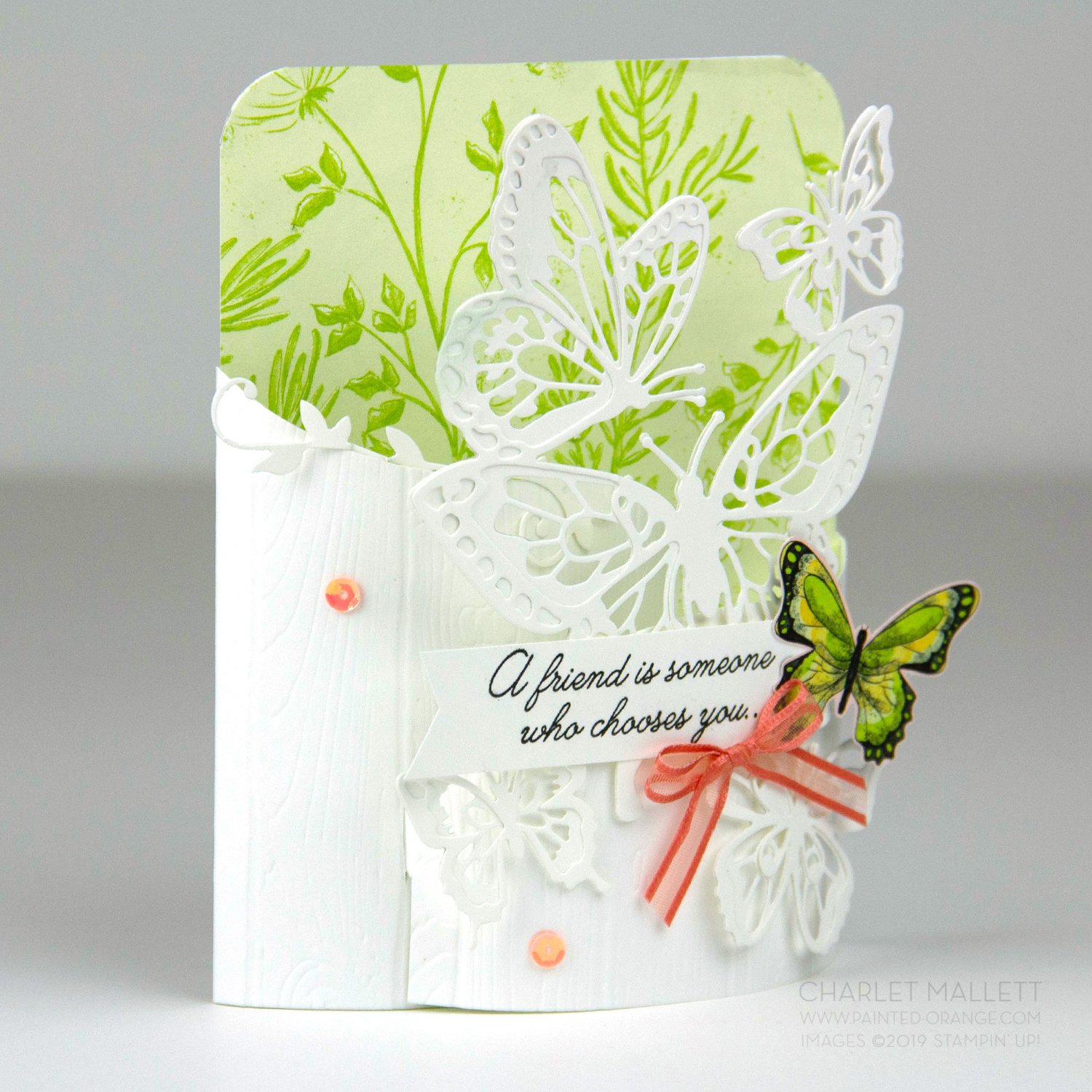 Creating Kindness Blog Hop - Butterfly Bendi Card — Painted Orange