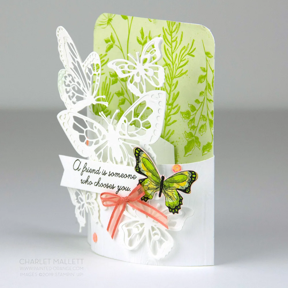 Creating Kindness Blog Hop - Butterfly Bendi Card — Painted Orange