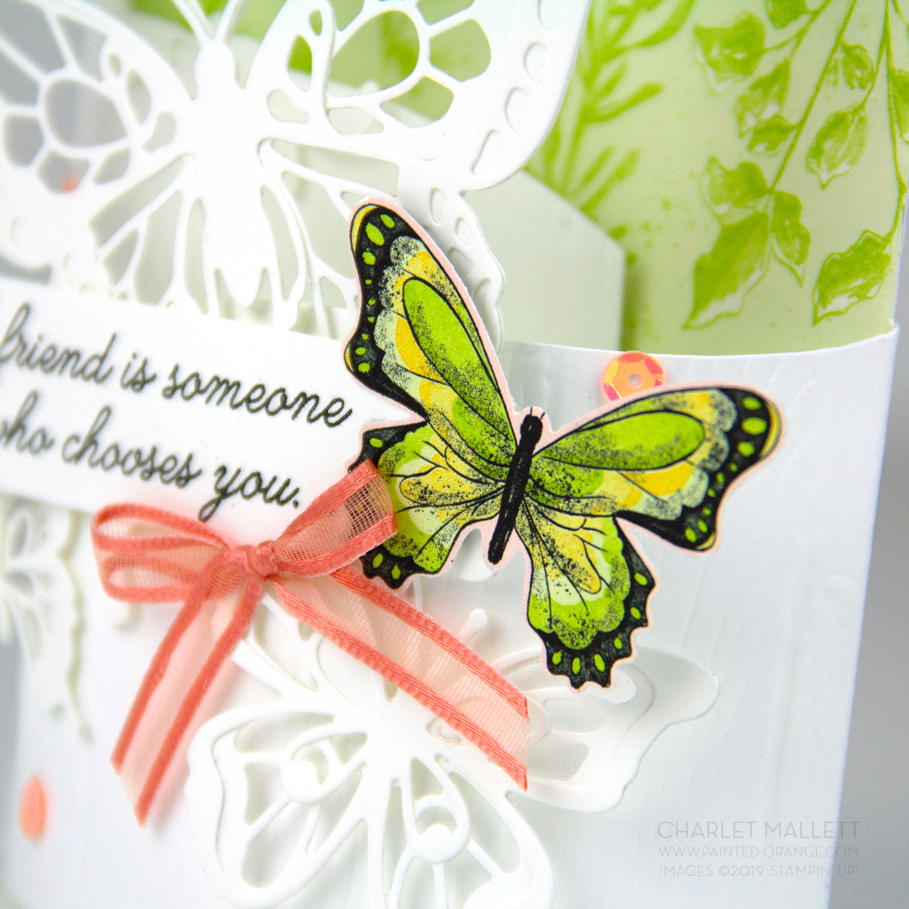 Creating Kindness Blog Hop - Butterfly Bendi Card — Painted Orange