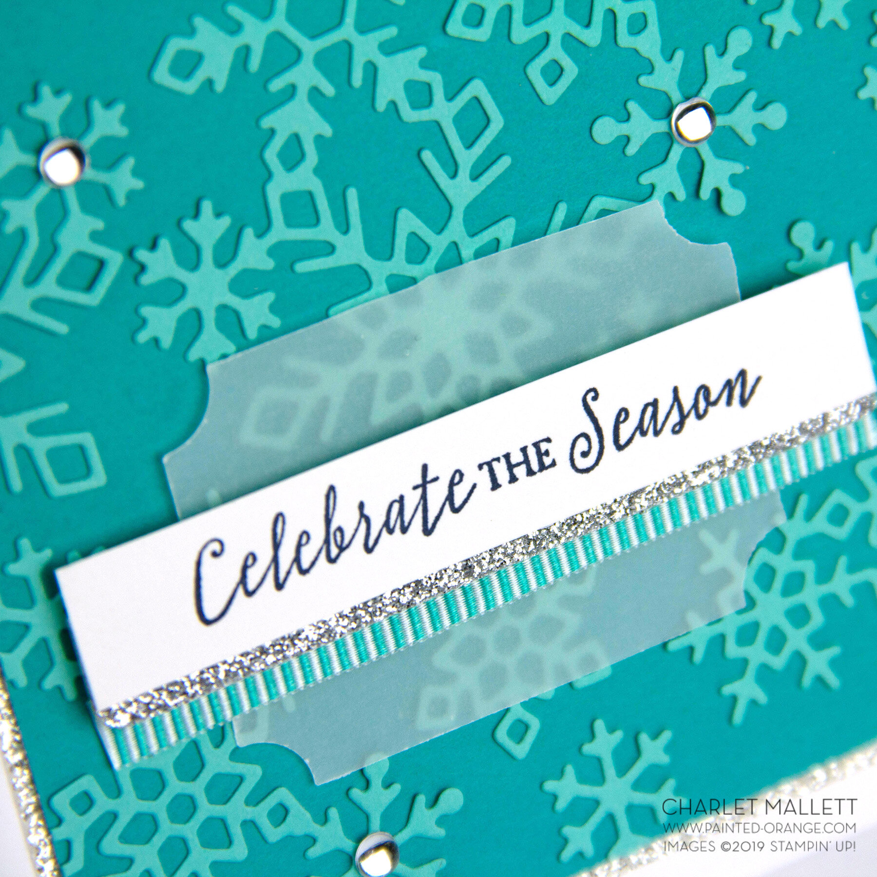 Fancy Friday Blog Hop - Blue Christmas — Painted Orange