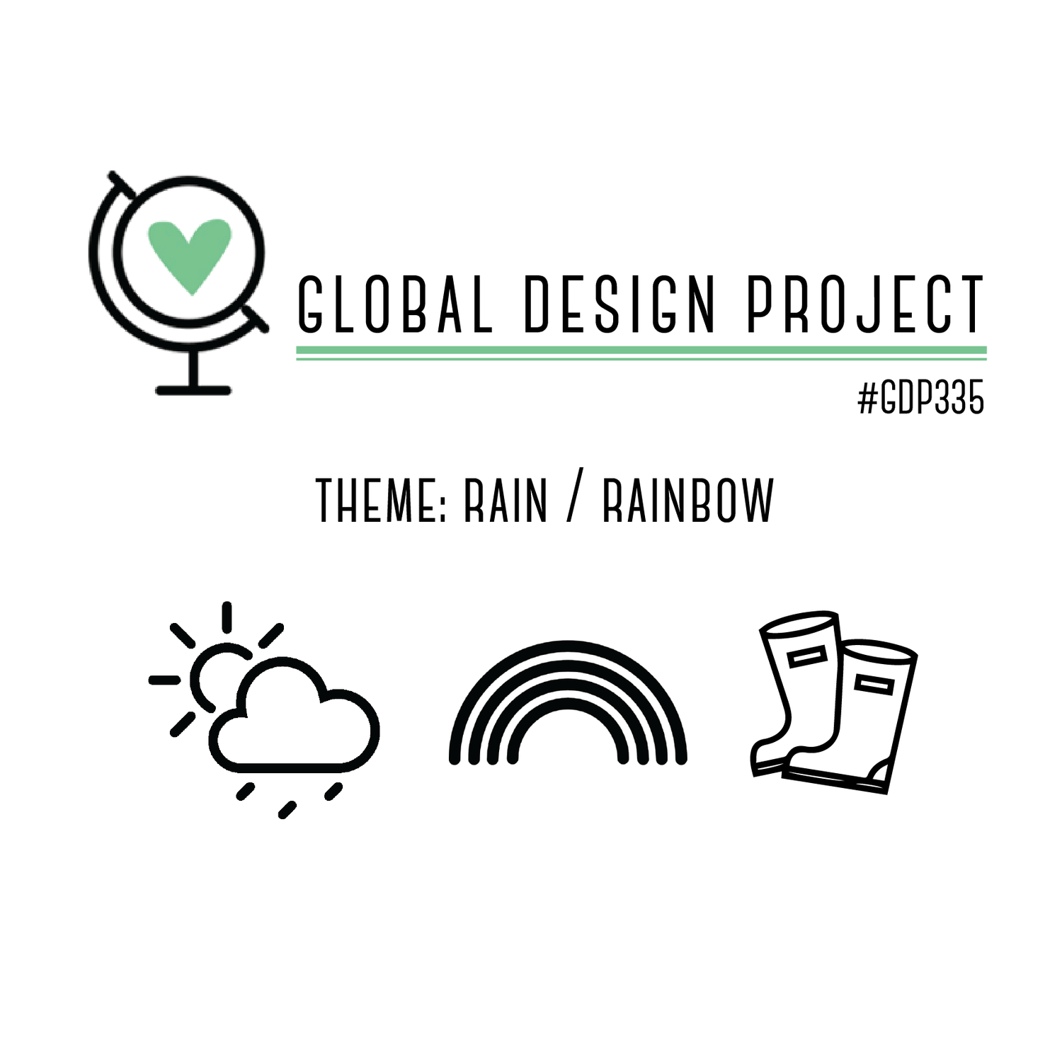 Global Design Project - GDP335 - Rainbow of Happiness — Painted Orange