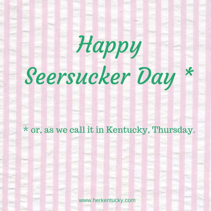 Five Fun Facts About Seersucker — Kentucky Life + Style + Travel Blog