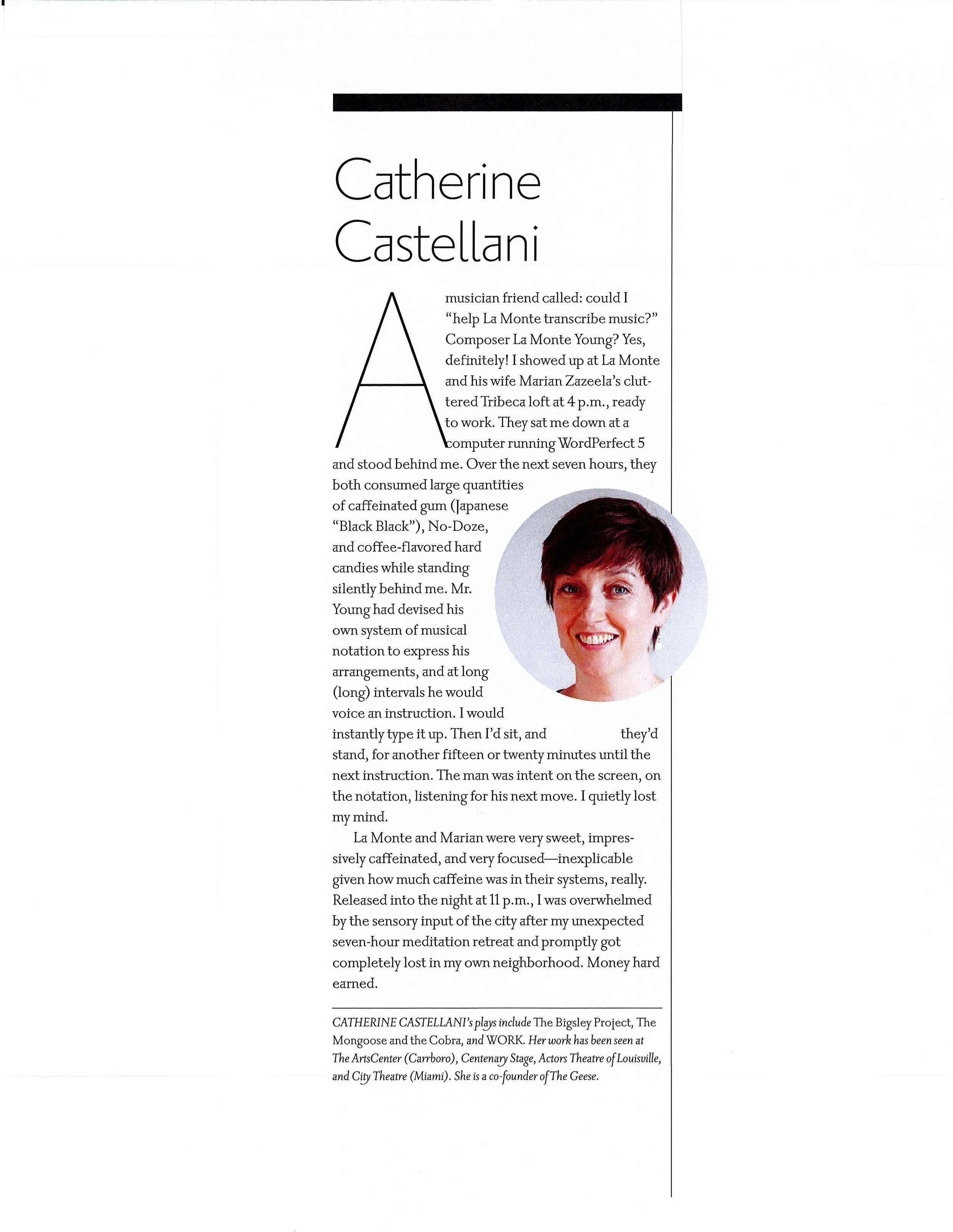 News — Catherine Castellani