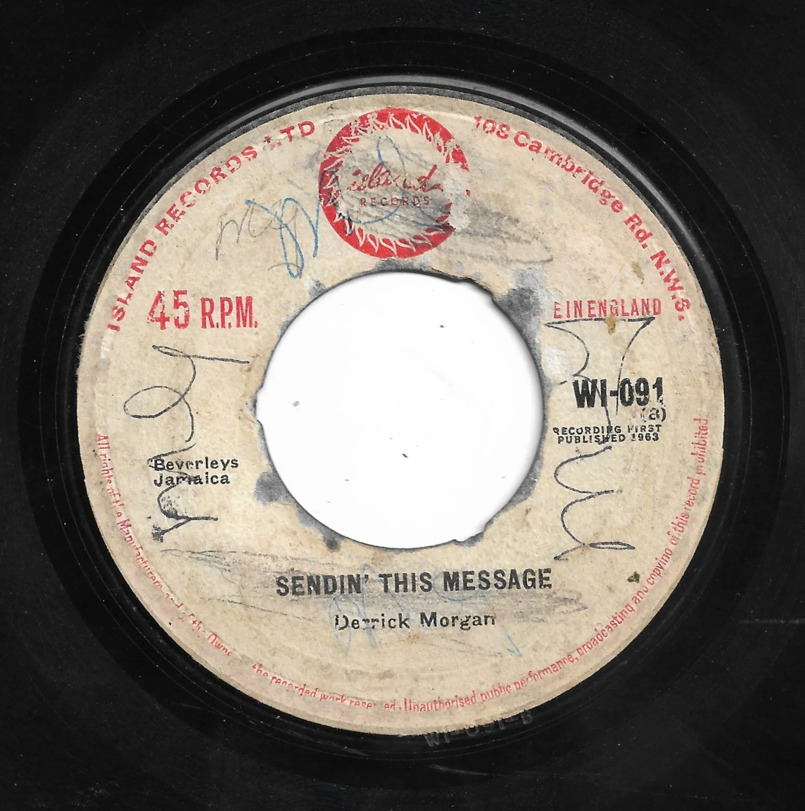 L. Lawrence - Garden Of Eden / Derrick Morgan - Sendin This Message ...