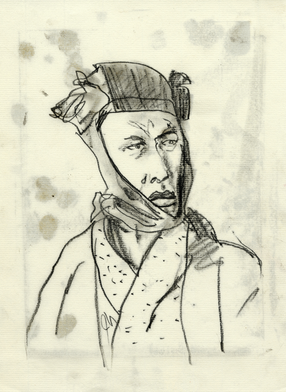 Samurai - Transfer Monotype — George Pratt