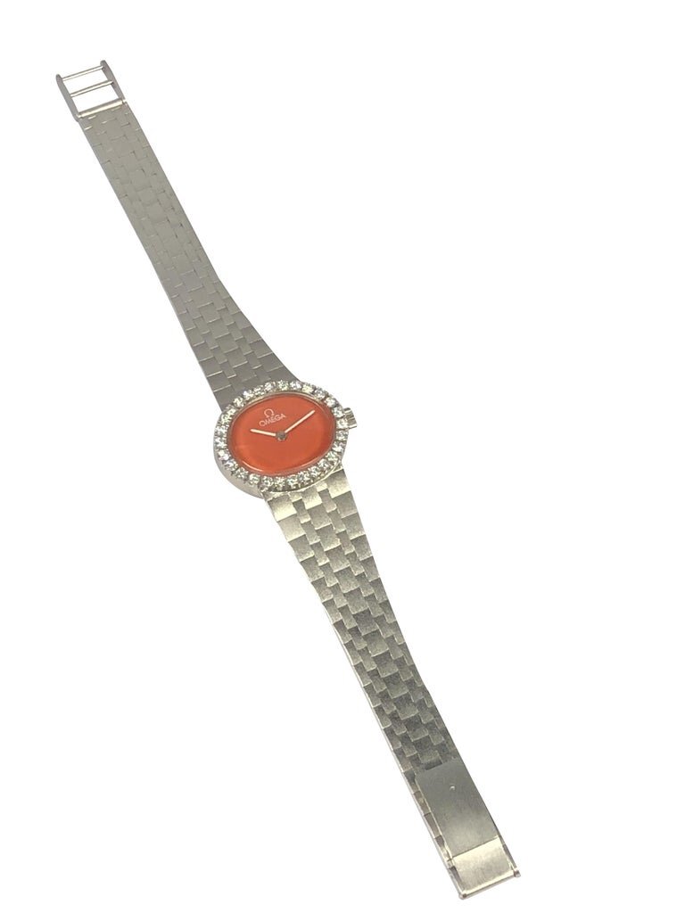 Coral And Gold Watch