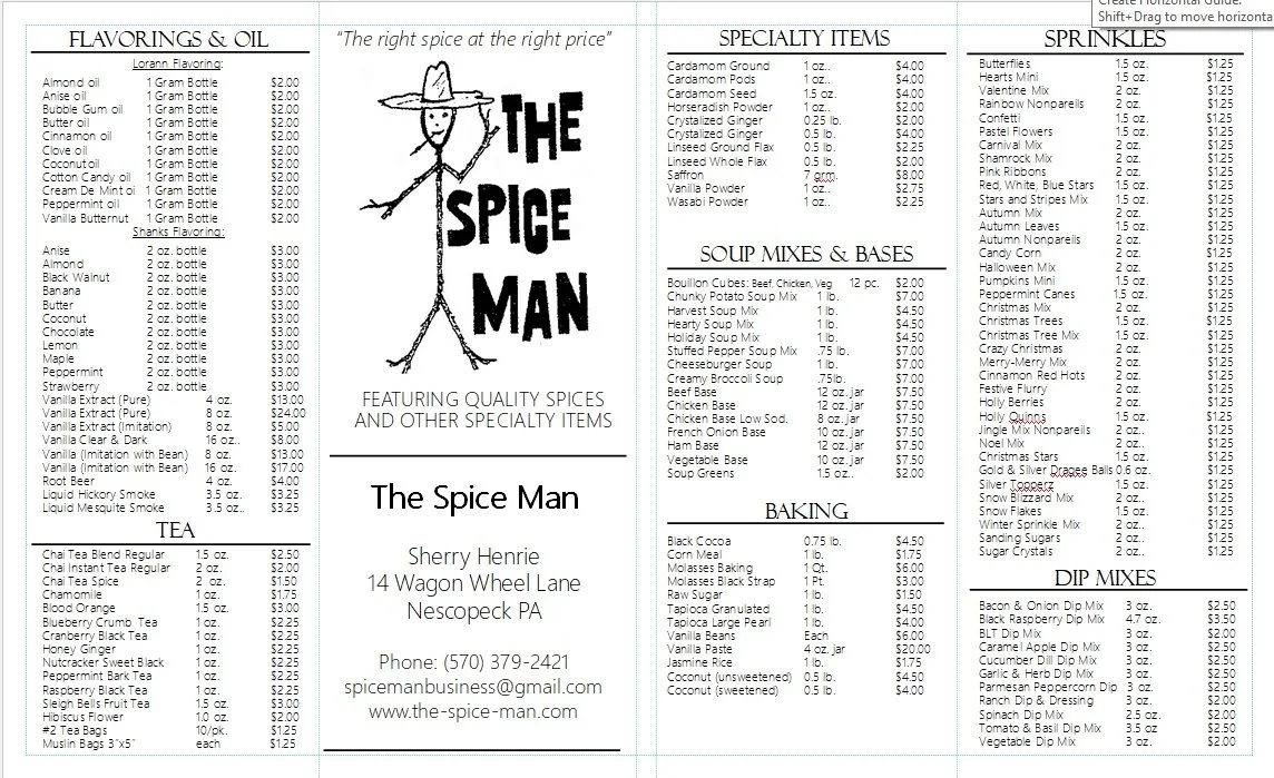 Natural Herb & Spice Store in Luzerne County, PA | THE SPICE MAN, LLC