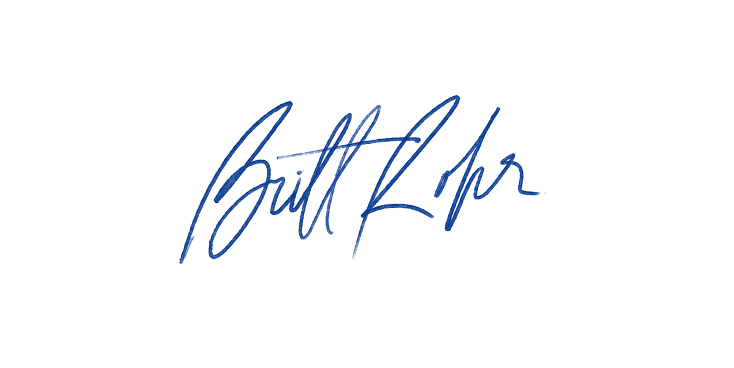 Blue Signature Transparent