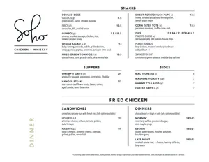 Soho Chicken + Whiskey