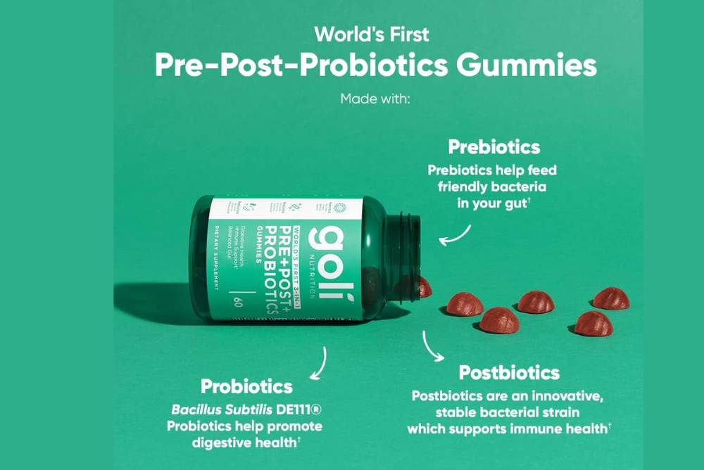Maximize Your Gut Health with Goli® PRE+POST+ PROBIOTICS Gummies ...