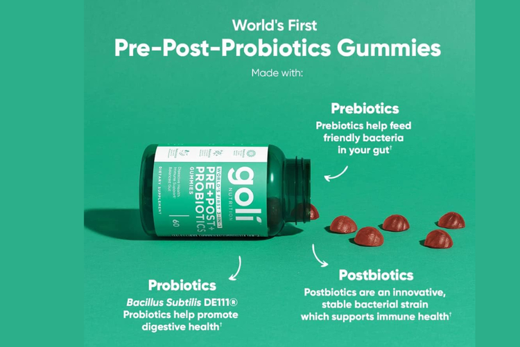 Maximize Your Gut Health with Goli® PRE+POST+ PROBIOTICS Gummies ...