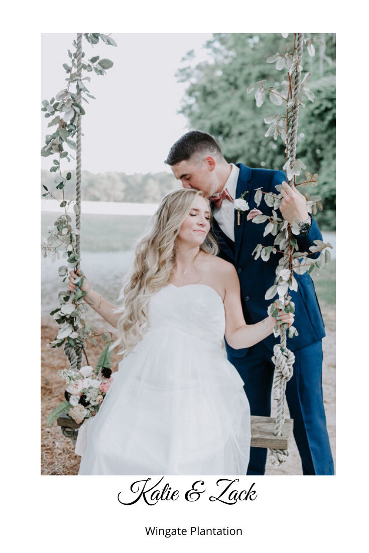 Zach and Katie gets married at The Wingate Plantation in Charleston,SC ...