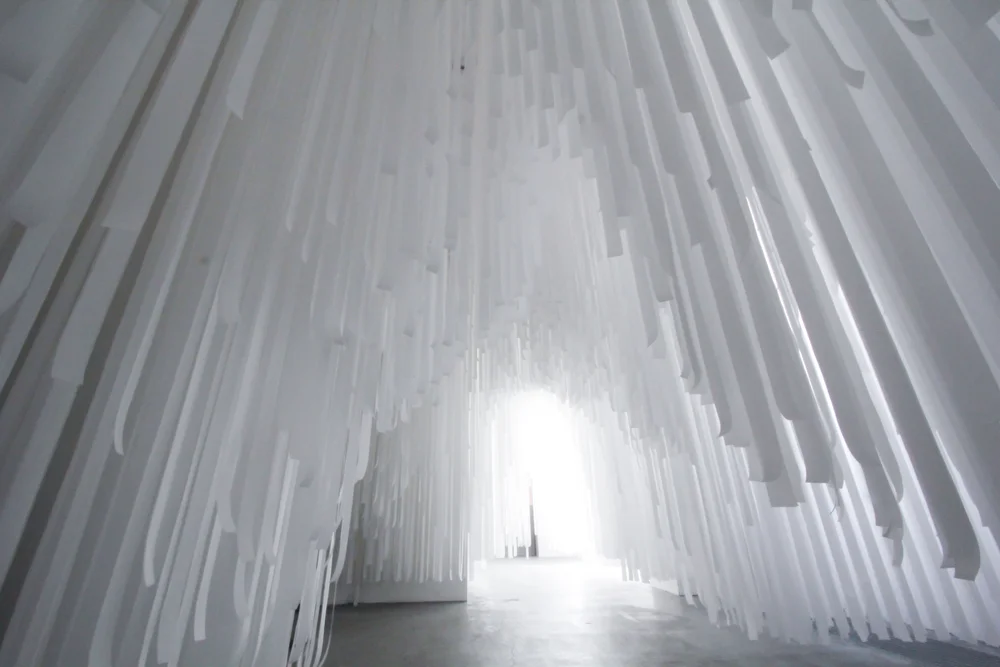 COS x Snarkitecture: Relaxing cave that reflects COS design philosophy ...