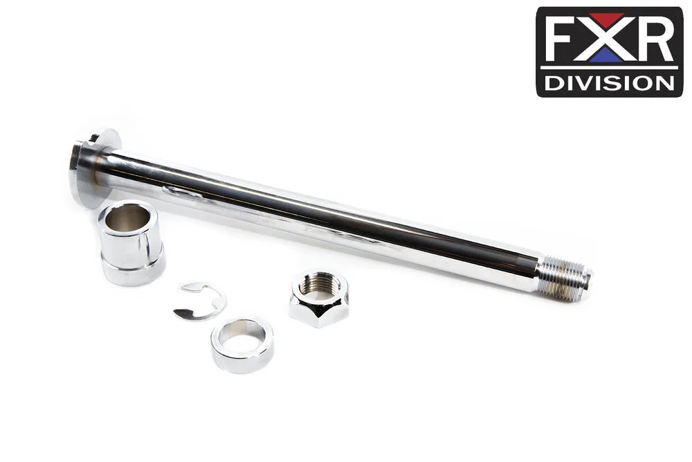 1" Chrome FXR/FLT Rear Axle Kit — FXR Division