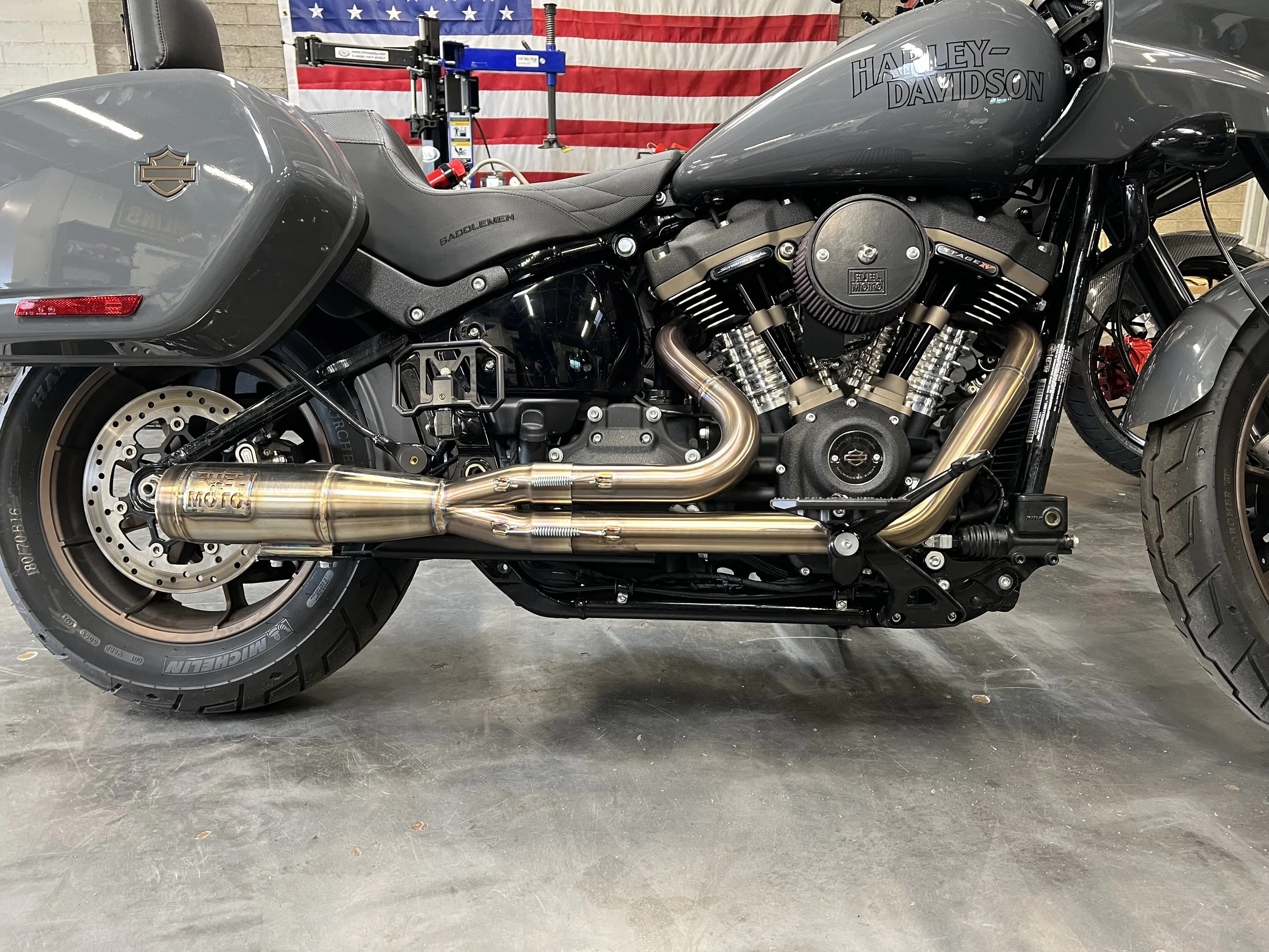 M8 SOFTAIL Exhaust — FXR Division