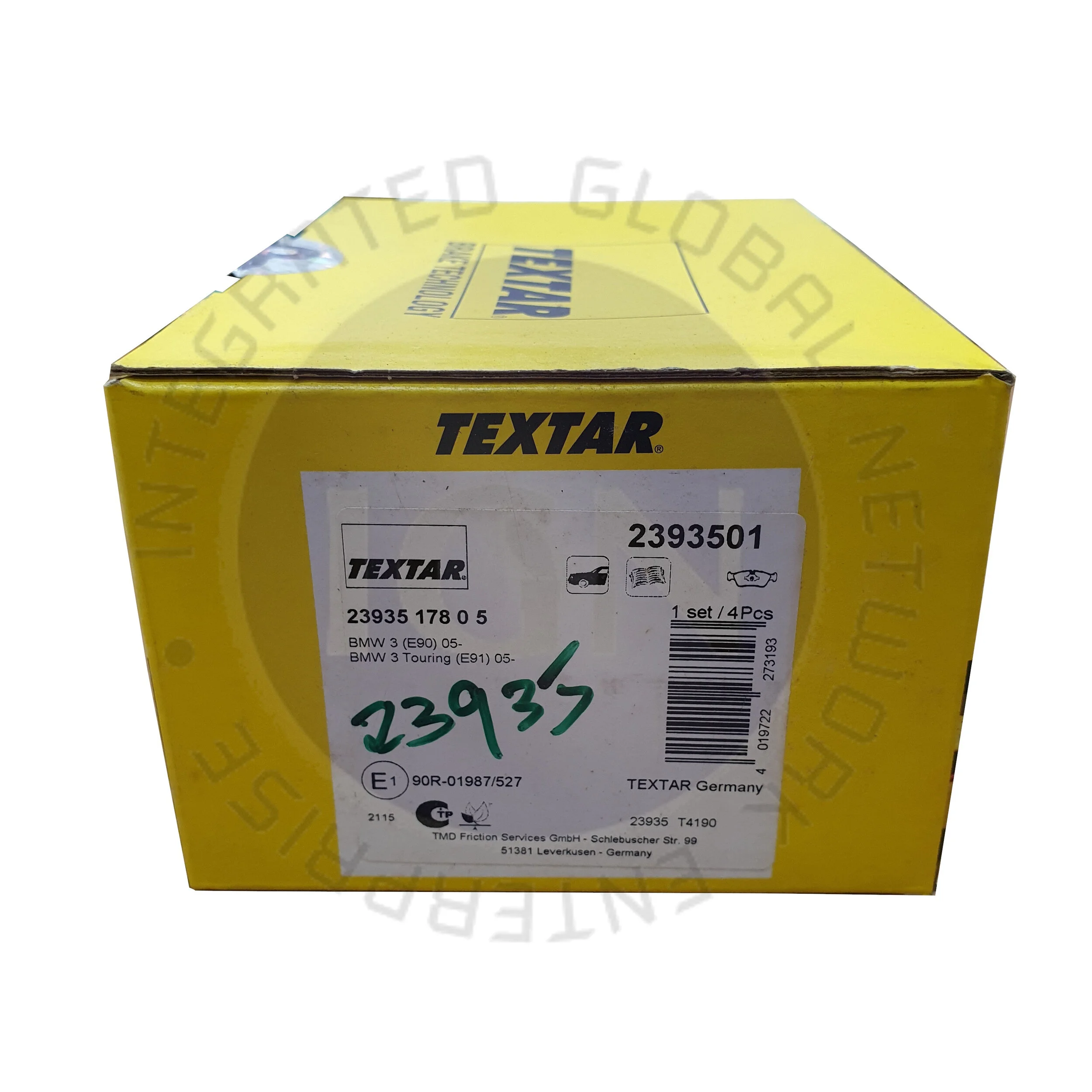 34116769951 Textar 23935 | Front Brake Pad Set — Integrated Global ...
