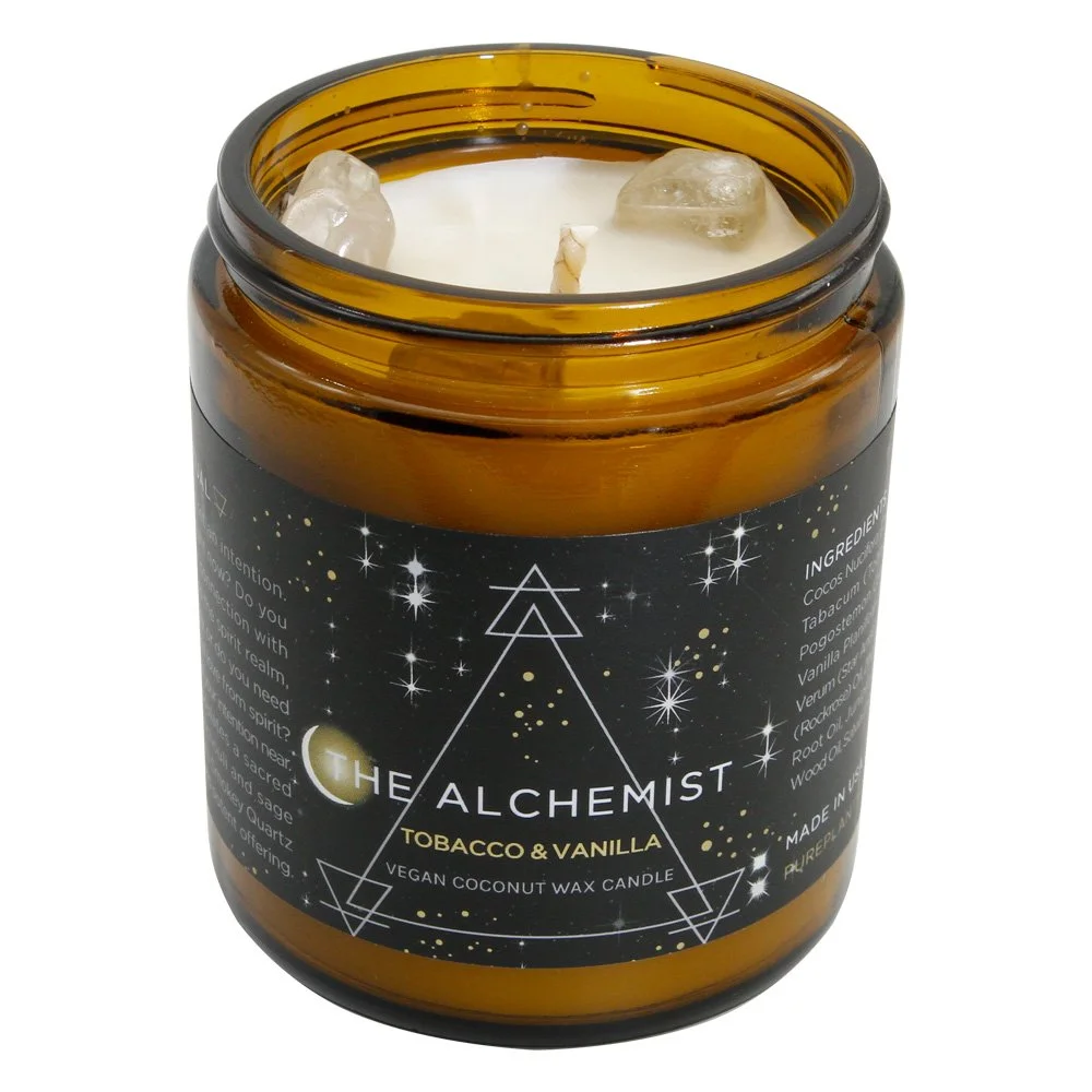 8 oz The Alchemist Tobacco & Vanilla Candle by Pure Plant Alchemy ...