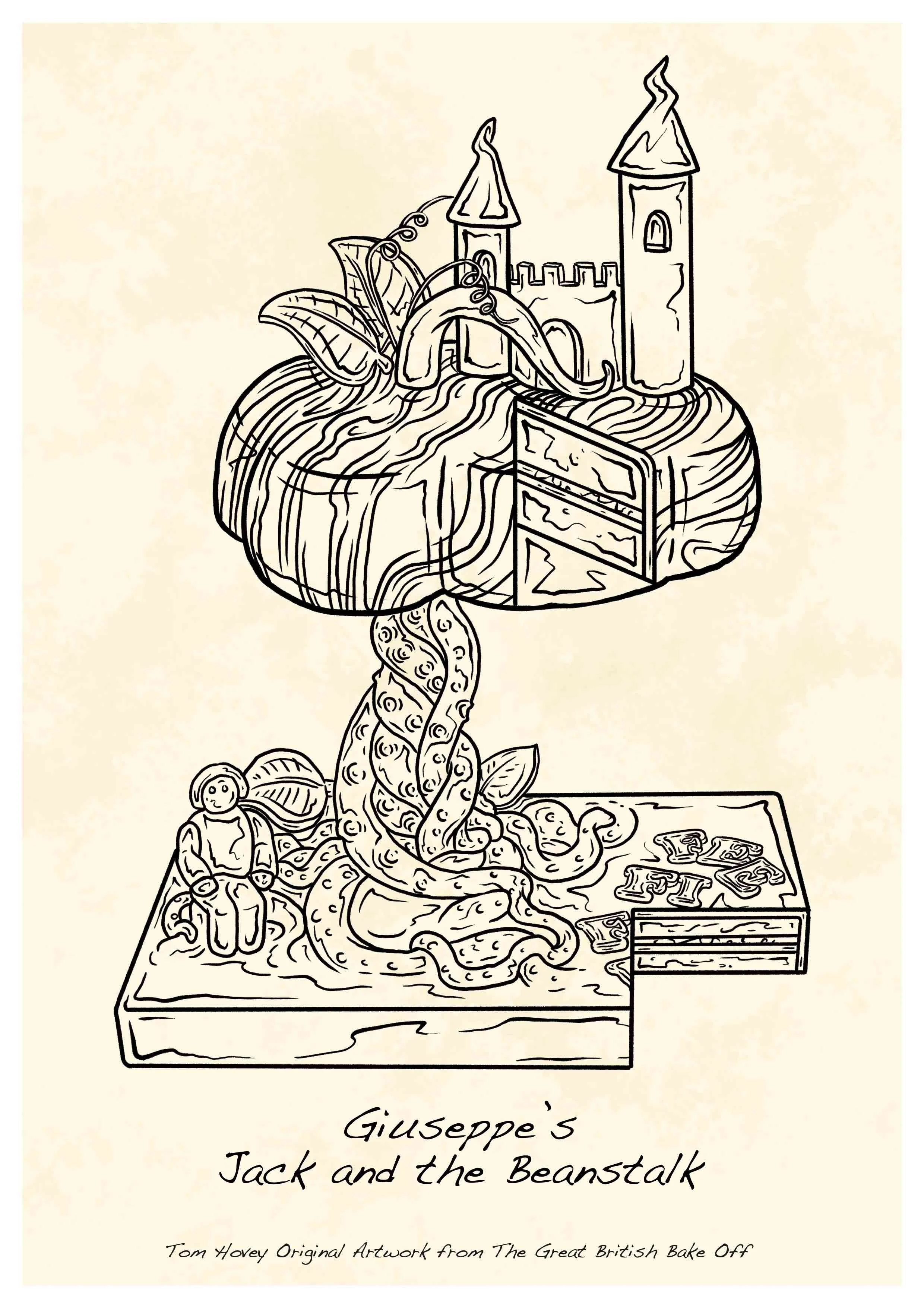 Giuseppe’s Jack and the Beanstalk — Tom Hovey / Illustrator