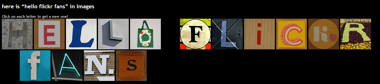 5 fun things to do with Flickr — Ned Potter