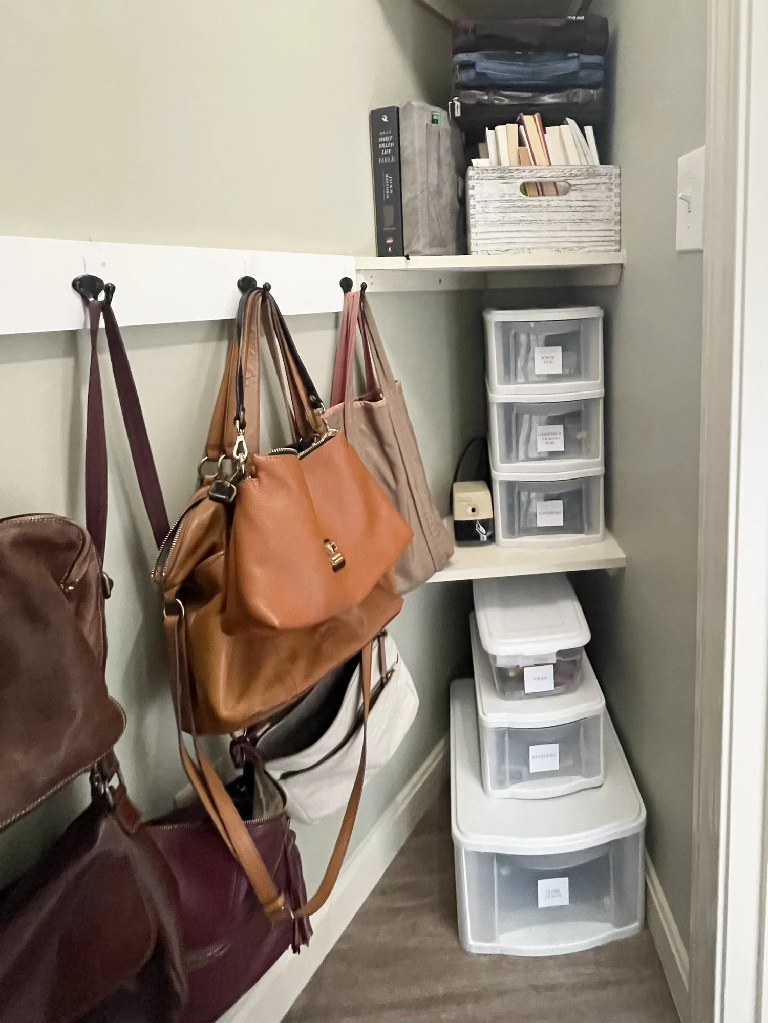 Organizing an Office/Craft Closet & Free Printable Labels — Delightful ...