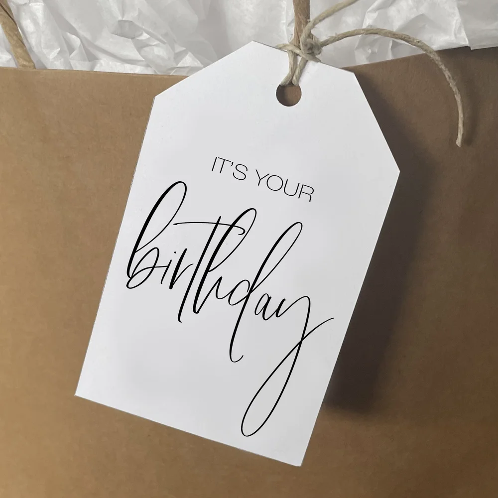 Free Printable - Birthday Gift Tags — Delightful Order